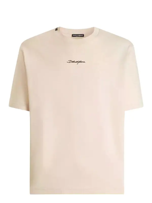 Dolce & Gabbana Cotton T-shirt - Neutrals