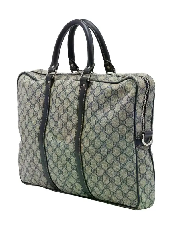 Gucci Gg Supreme Business Bag - Neutrals