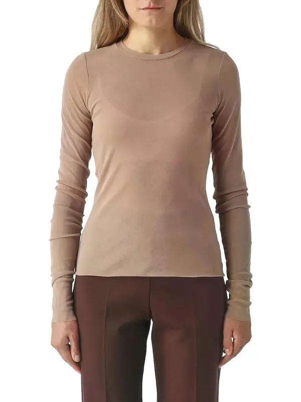 MEIMEIJ Sheer Long-sleeve T-shirt - Neutrals