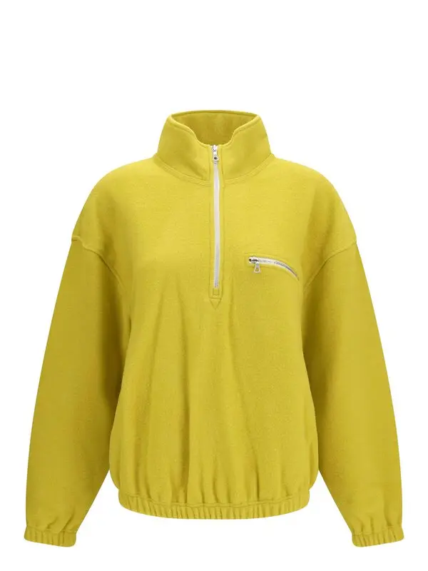 RIER Polar High-neck Zip Jacket - Yellow