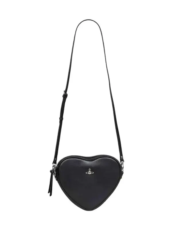 VIVIENNE WESTWOOD Alexa Heart Crossbody Bag - Black