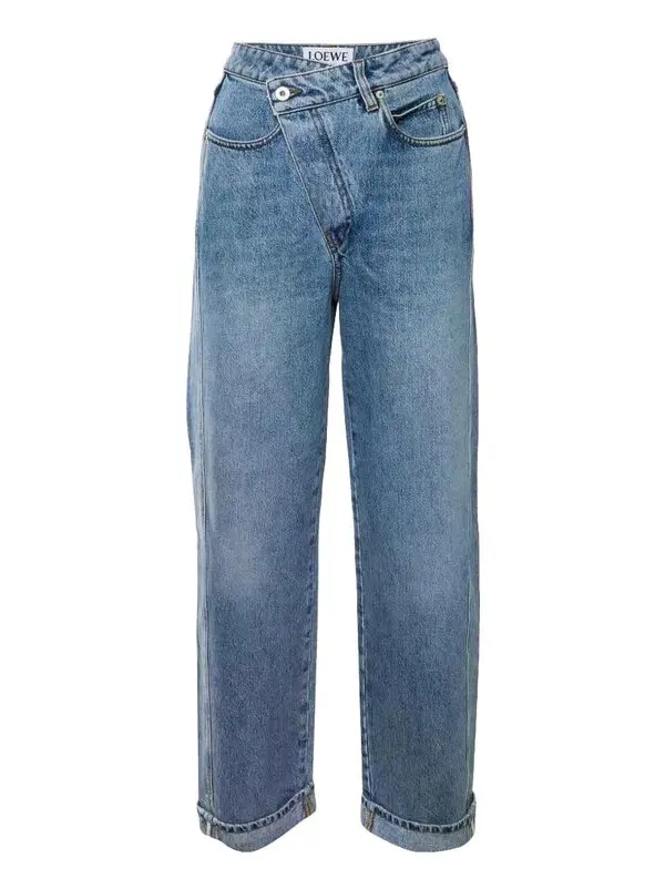 Loewe Deconstructed Straight-fit Jeans - Blue