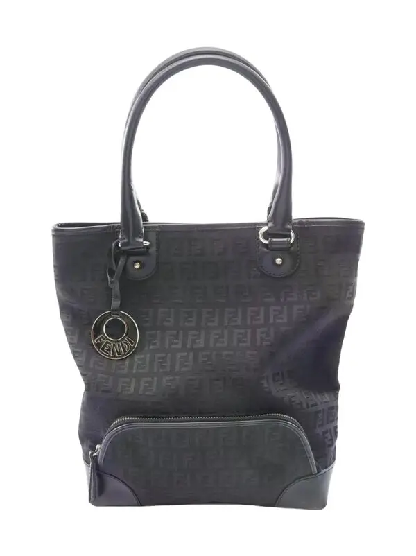 Fendi Zucchino Tote Bag - Black