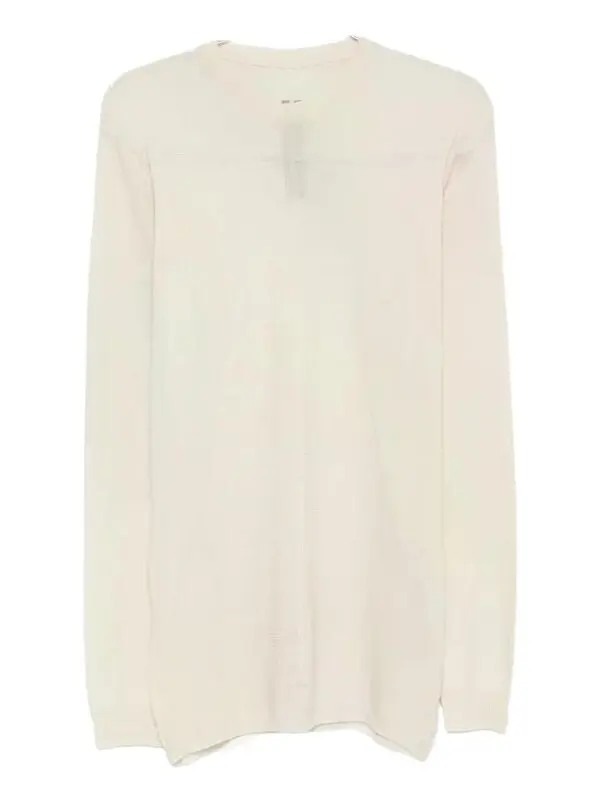 Rick Owens Fine Knit Wool Sweater - Neutrals