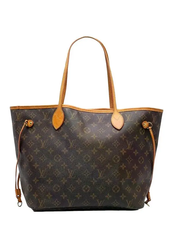 LOUIS VUITTON 2008 Monogram Neverfull Mm Tote Bag - Brown