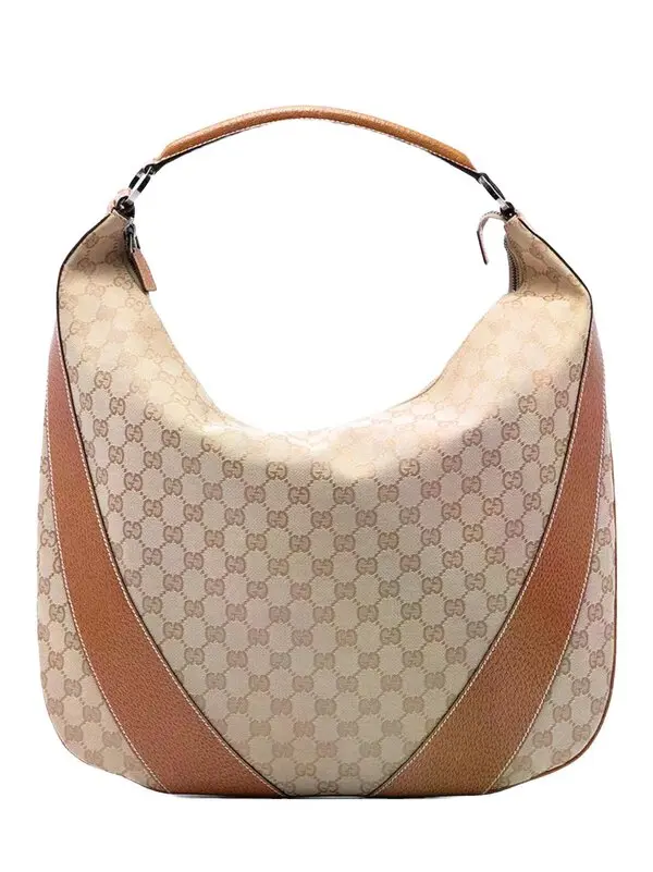 Gucci Gg Canvas Hobo Bag - Neutrals