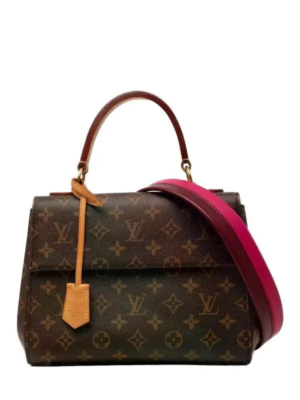 LOUIS VUITTON Monogram Cluny Bb Satchel - Brown