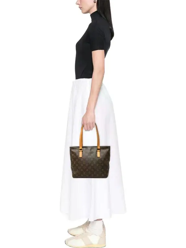 LOUIS VUITTON Monogram Canvas Cabas Piano Tote Bag - Brown