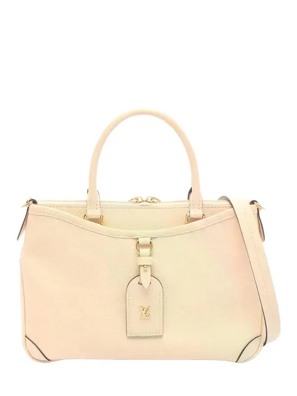 LOUIS VUITTON Monogram Empreinte Trianon Pm Satchel - Neutrals
