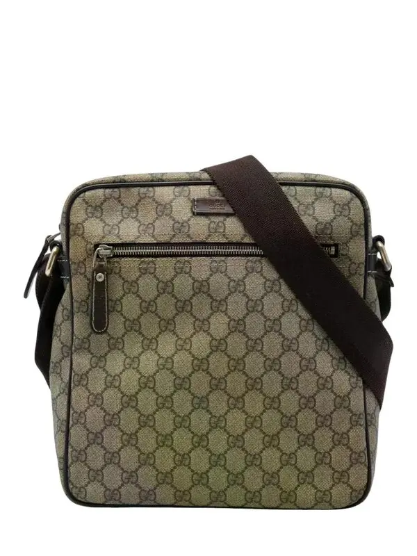 Gucci Gg Supreme Monogram Crossbody Bag - Neutrals