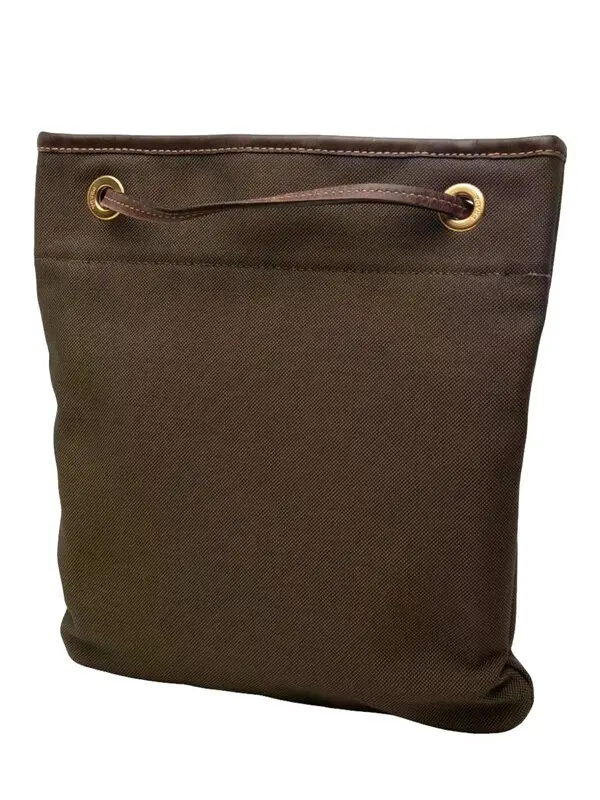 Prada Canvas Canapa Logo Crossbody Bag - Brown