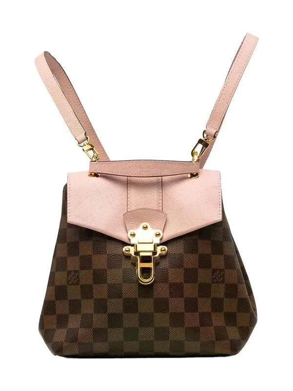 LOUIS VUITTON Damier Ebene Clapton Backpack - Brown