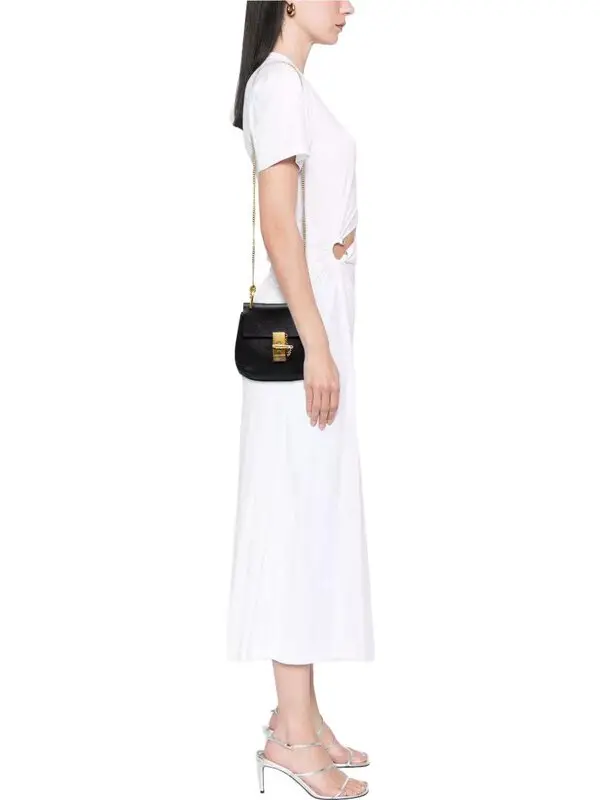 Chloé Drew Mini Leather Crossbody Bag - Black