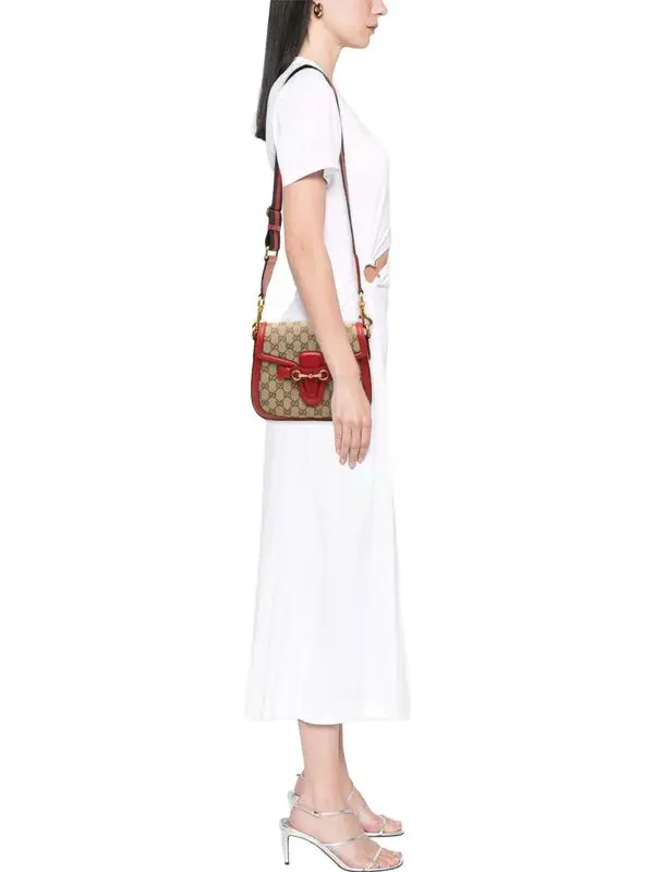Gucci Lady Web Crossbody Bag - Red