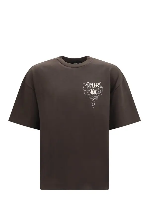 Amiri Lasso Os T-shirt - Brown