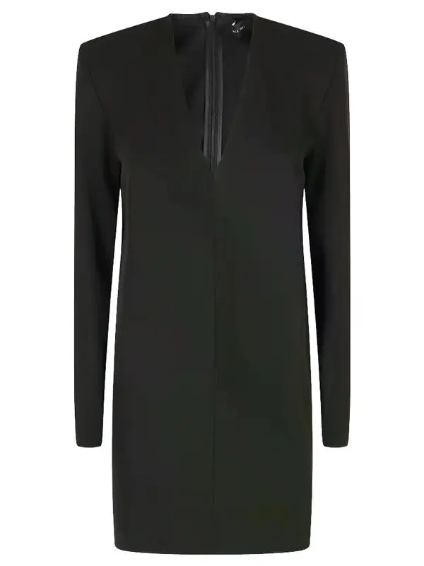 Federica Tosi Long-sleeve Mini Dress - Black