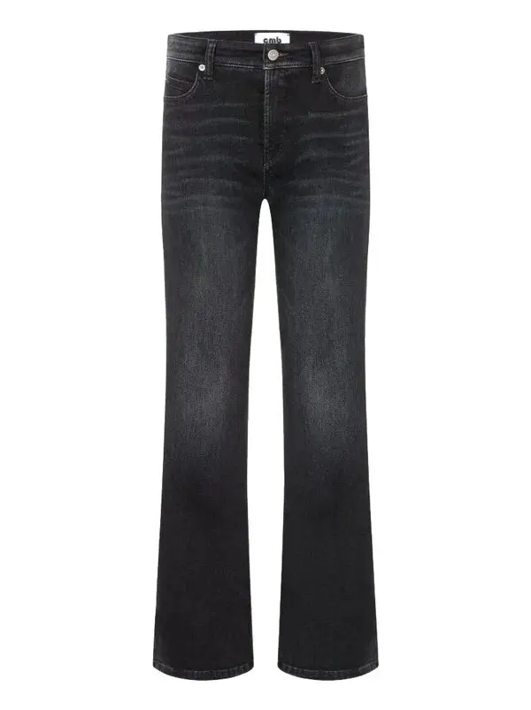 CAMBIO Flared-hem Jeans - Black