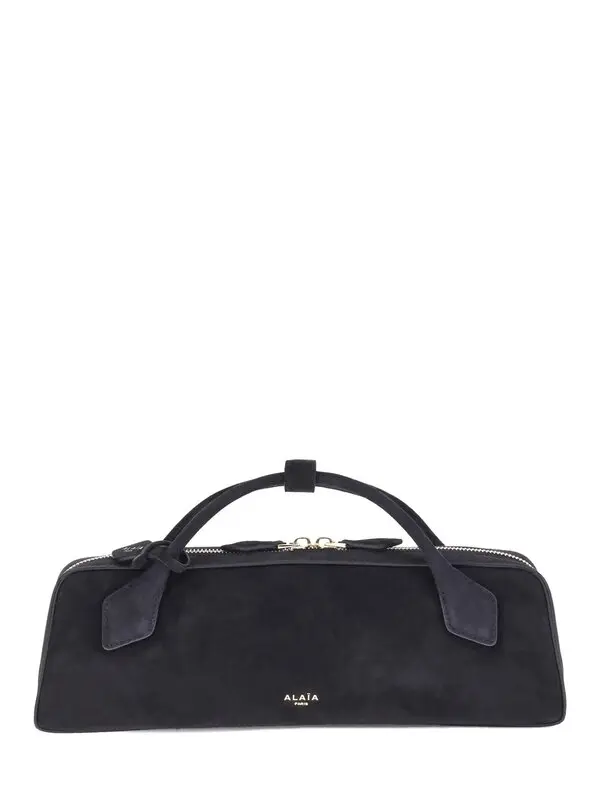 Alaïa Le Teckel Goat Leather Clutch - Black