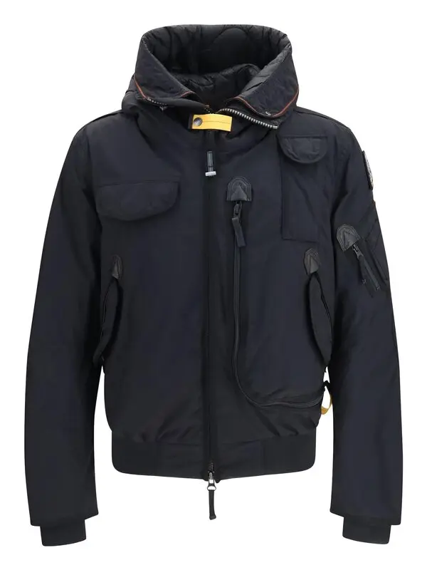 PARAJUMPERS Gobi Bomber Jacket With Hood - Black