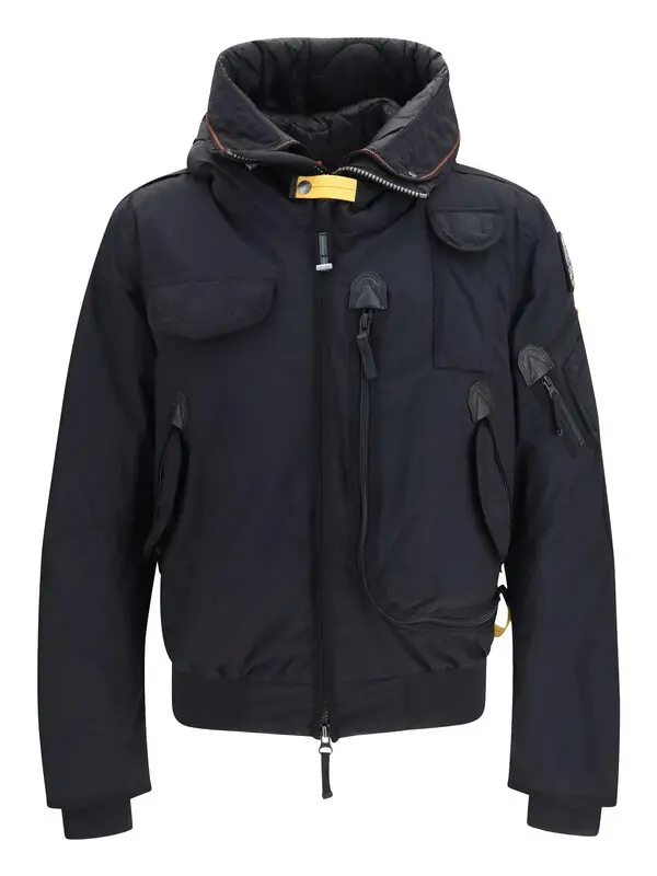 PARAJUMPERS Gobi Bomber Jacket With Hood - Black