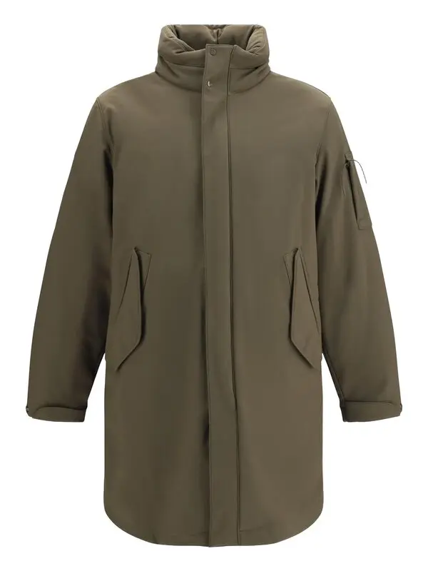 C.P. COMPANY C.p. Shell-r Padded Long Parka - Green