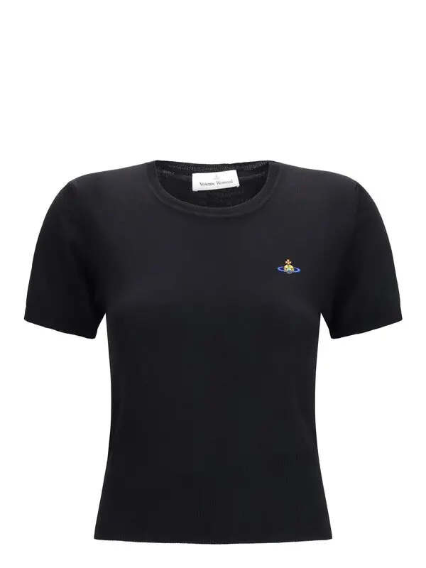 VIVIENNE WESTWOOD Bea Wool Top - Black