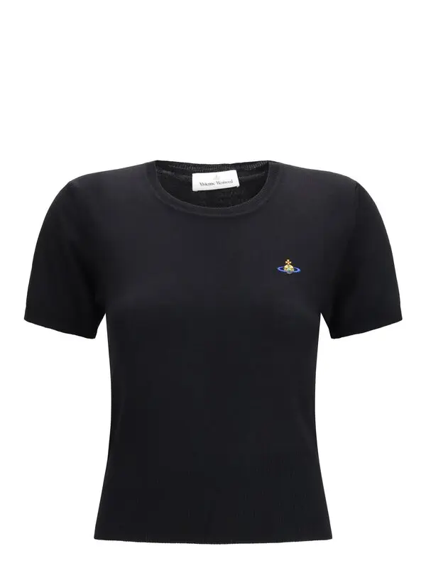 VIVIENNE WESTWOOD Bea Wool Top - Black