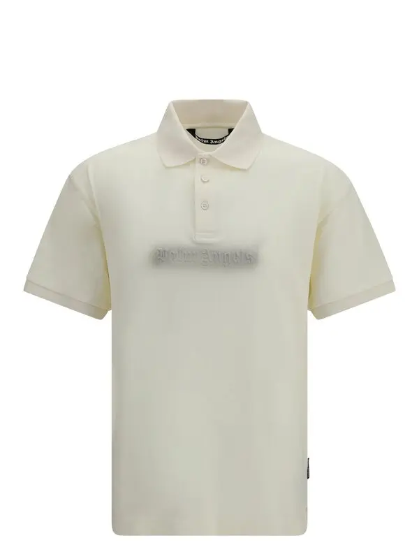Palm Angels Cotton Polo With Embroidered Logo - Multicolor