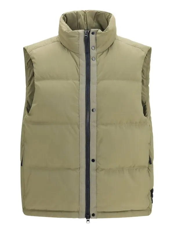 Stone Island Cordura Down Vest - Green