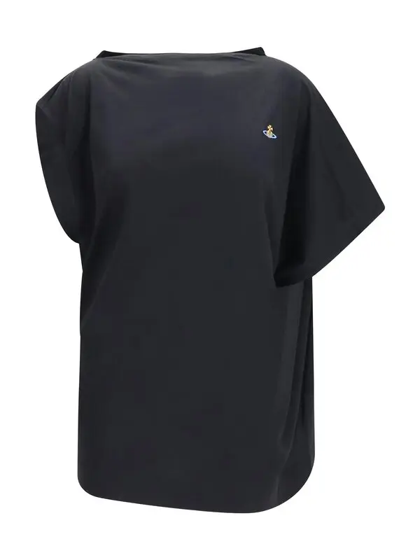 VIVIENNE WESTWOOD Hebo Oversized Asymmetric Top - Black