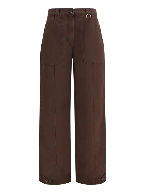 GOLDEN GOOSE Raphaela Cargo Pants - Brown