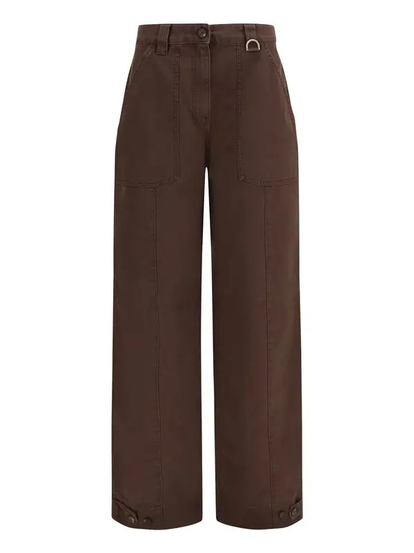 GOLDEN GOOSE Raphaela Cargo Pants - Brown