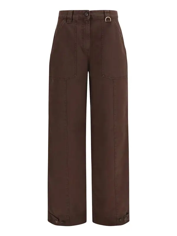 GOLDEN GOOSE Raphaela Cargo Pants - Brown
