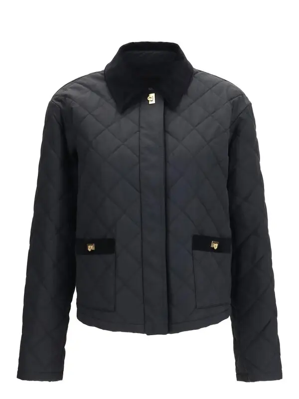 FERRAGAMO Padded Jacket - Black