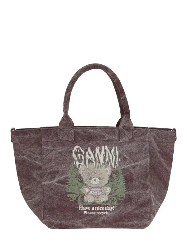 GANNI Teddy Tote Bag - Multicolor