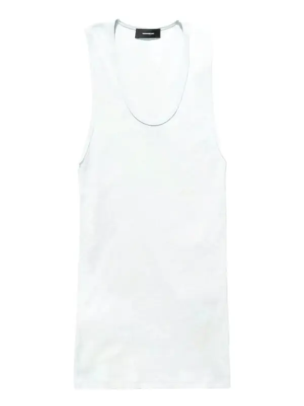 Wardrobe.NYC Ribbed Knit Vest Top - Blue