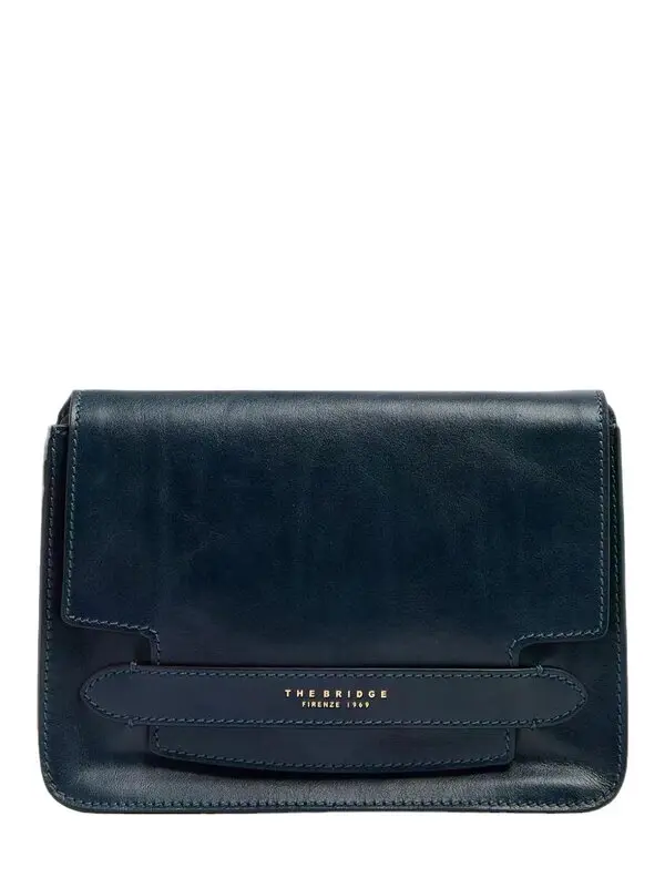 THE BRIDGE Lucrezia Leather Cross Body Bag - Blue