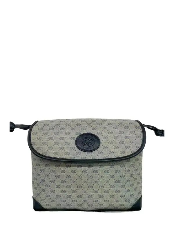 Gucci 20th Century Micro Gg Supreme Crossbody Bag - Grey