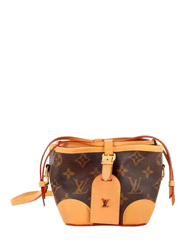 LOUIS VUITTON Monogram Canvas Bucket Bag - Brown