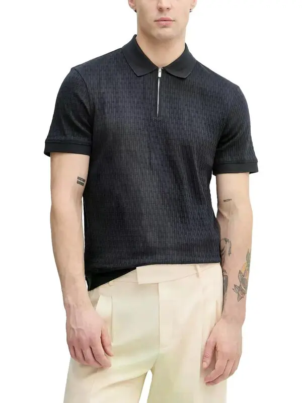 JOOP! Franciscojose Zip-up Polo Shirt - Blue