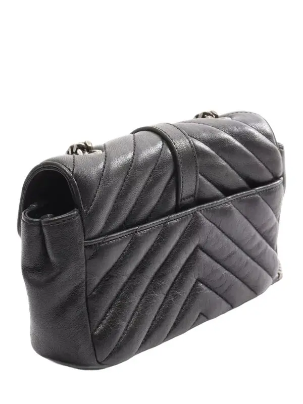 Saint Laurent Baby Loulou Chain Shoulder Bag - Black