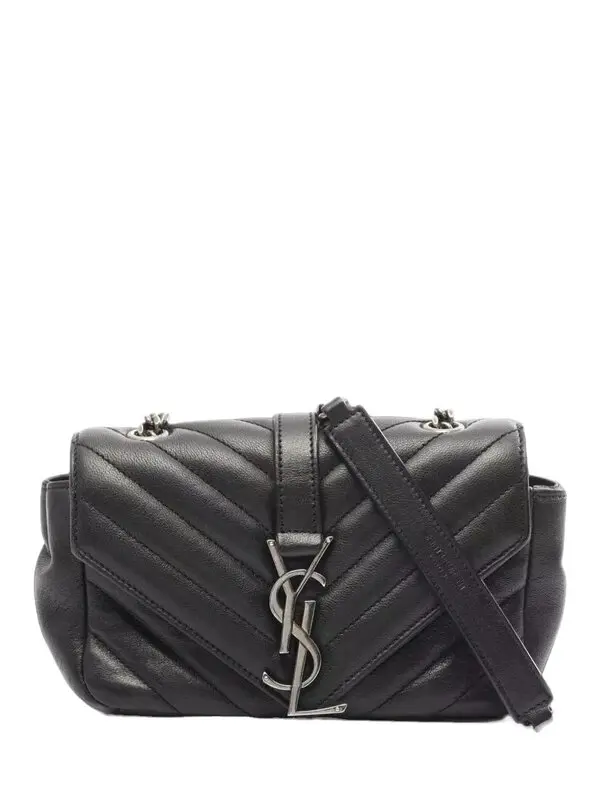 Saint Laurent Baby Loulou Chain Shoulder Bag - Black