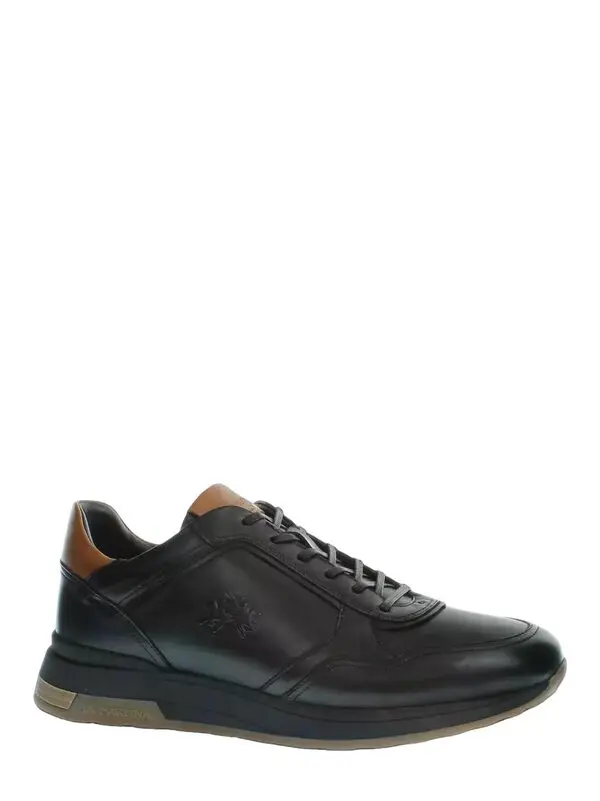 LA MARTINA Buttero Lace-up Sneakers - Black