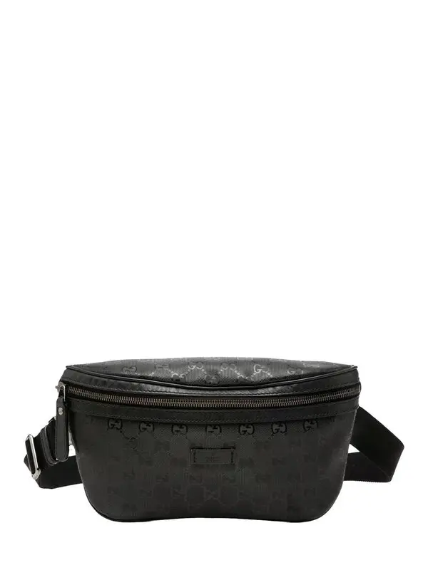 Gucci Gg Imprimé Belt Bag - Black