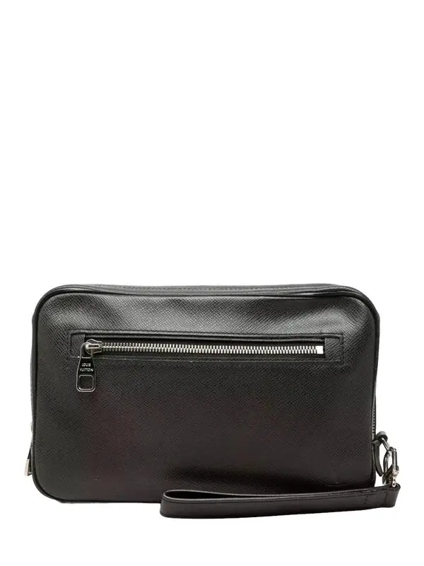 LOUIS VUITTON Taiga Kasai Clutch Bag - Black
