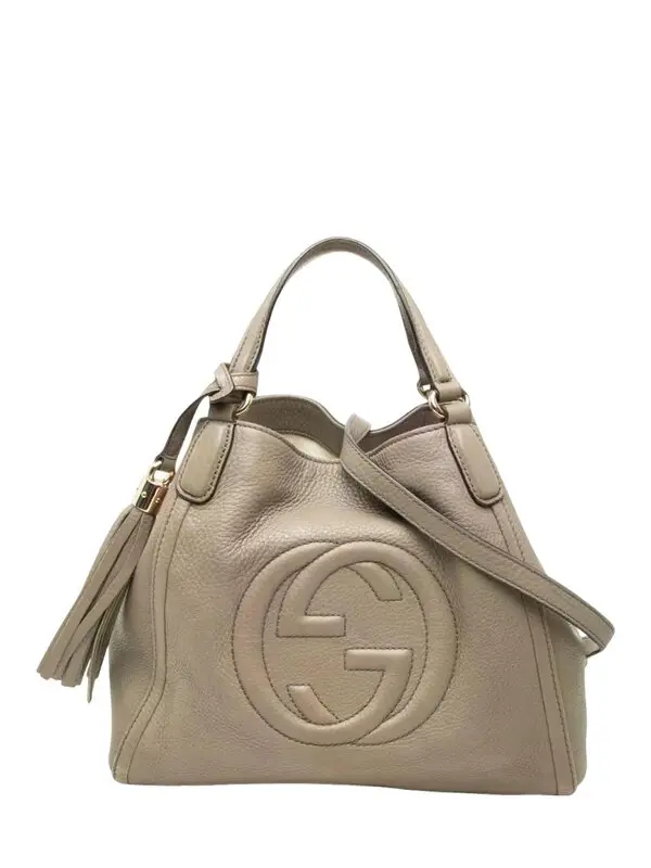 Gucci Soho Satchel Bag - Brown