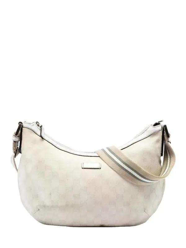 Gucci Gg Canvas Web Crossbody Bag - Neutrals