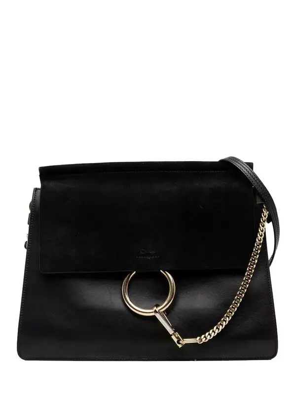 Chloé Faye Crossbody Bag - Black
