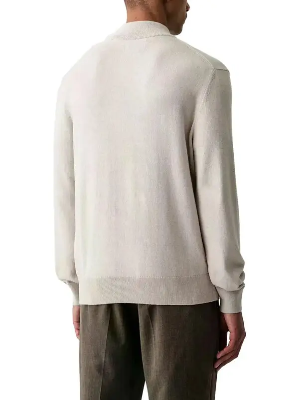 Marc O'polo High-neck Fine Knit Sweater - Neutrals