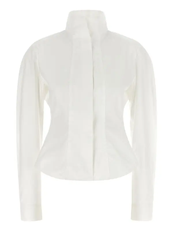 Jacquemus La Chemise Tulipe Shirt - White